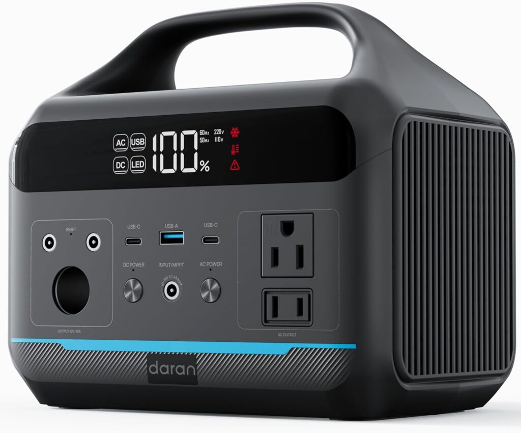 DARAN Portable Power Station 600W (1200W Surge) review